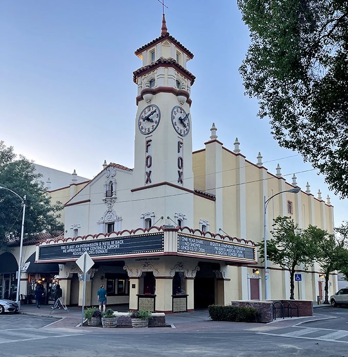 The historic Fox Theatre stands as Visalia's cultural crown jewel, where Spanish Colonial architecture meets modern entertainment without big-city ticket prices.