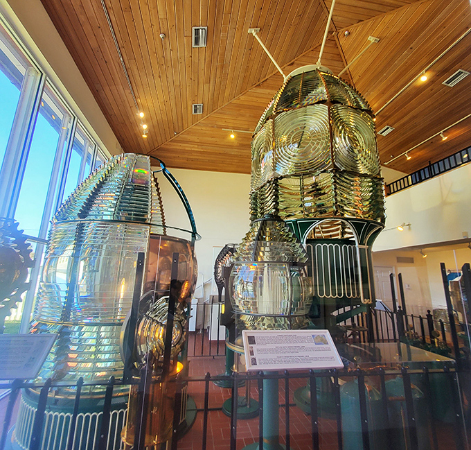 These magnificent Fresnel lenses are basically the Faberg&eacute; eggs of maritime technology, handcrafted in France to save lives at sea.