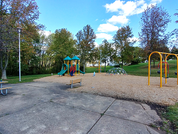 This playground promises childhood adventures without the need for Wi-Fi&mdash;remember when our biggest download was gravity taking us down the slide?