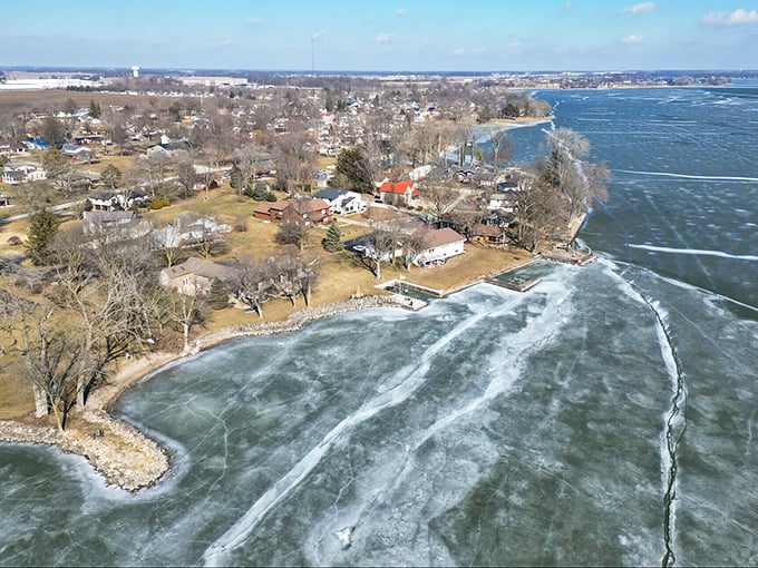Grand Lake St. Marys offers waterfront living without coastal pricing. Where else can you afford lakeside views on a fixed income without roommates or ramen noodles?