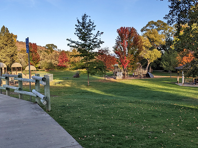 Greenhorn Park provides residents with trails, picnic areas, and room to breathe. Nature's version of a community center, minus the membership fees.
