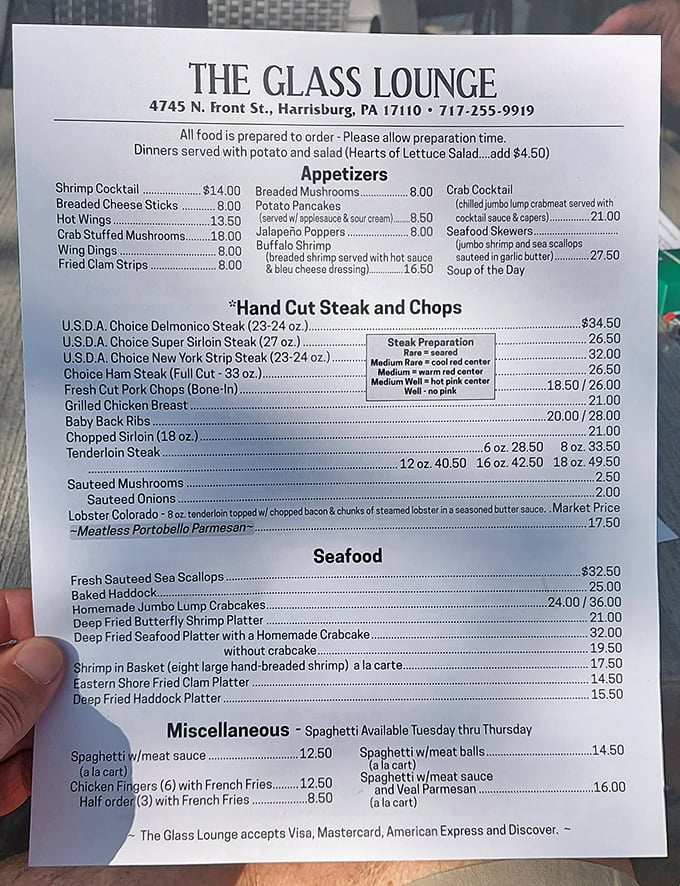 The menu reads like a love letter to American classics. No fusion confusion here, just straightforward deliciousness that hasn't needed updating for decades.