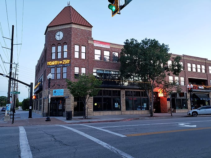 Hearth on 25th anchors downtown in a beautifully restored brick building. That clock tower isn't just telling time&mdash;it's telling stories of Ogden's colorful past.