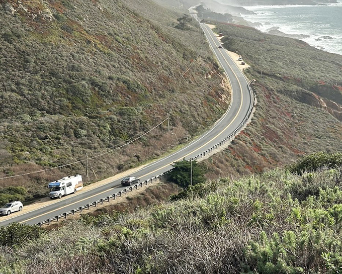 The road less traveled? Hardly. But Highway 1 proves some clich&eacute;s are worth the drive. California's iconic coastal route hugs cliffs like it's afraid of heights.