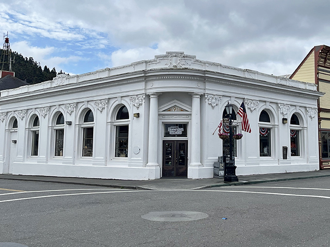 This pristine white building with classical details isn't just architectural eye candy&mdash;it's a functioning part of Ferndale's living museum of a downtown.