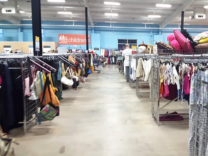 Aisles wide enough to dance through&mdash;a refreshing change from those vintage shops where you need to turn sideways just to browse without knocking something over.