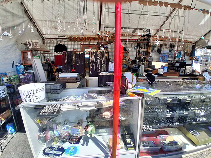 Behind glass cases, jewelry and collectibles await their next chapter. This isn't just shopping&mdash;it's adoption for items with stories to tell.