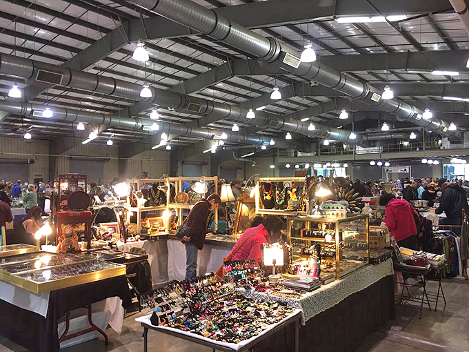 Jewelry displays that sparkle with possibility—where someone's forgotten heirloom becomes your conversation starter at next week's dinner party.