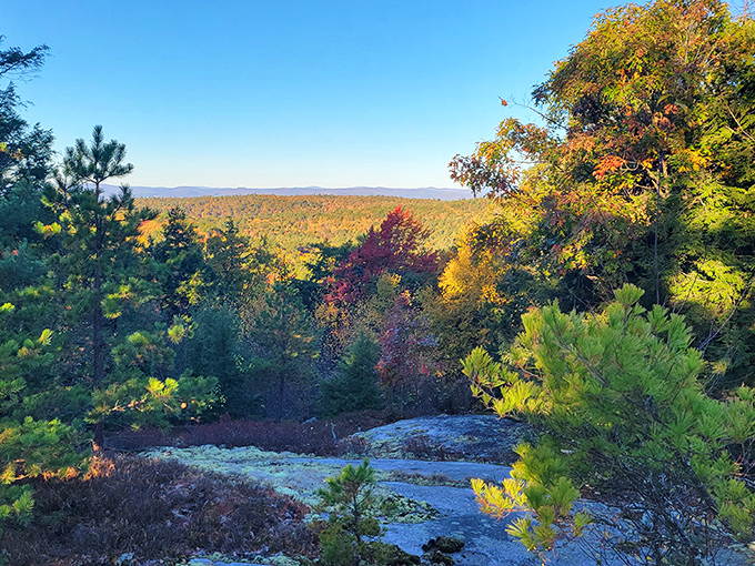 Fall foliage transforms the Connecticut River Valley into a tourist attraction that locals get to enjoy daily, completely free of admission fees.