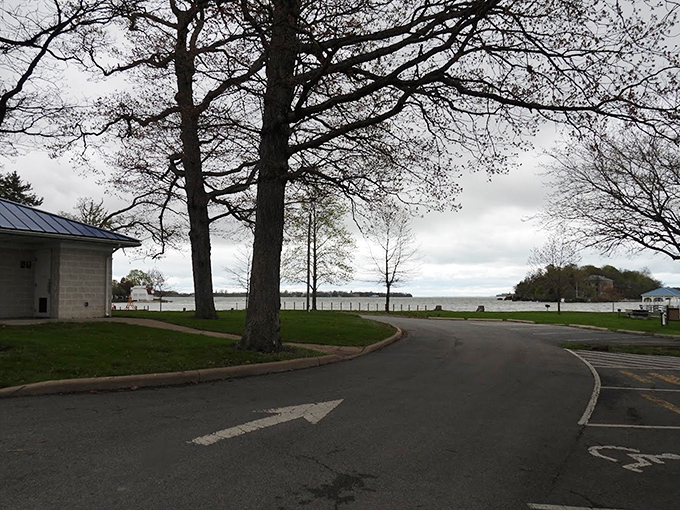 The road less traveled sometimes leads to the best views. Oak Point's peaceful entrance promises tranquility just steps from your vehicle.