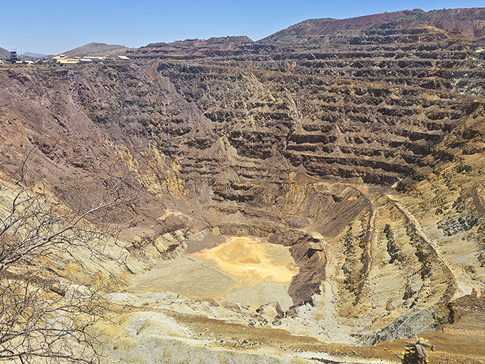 The Lavender Pit isn't actually lavender, but this massive open-pit mine offers a jaw-dropping glimpse into Bisbee's copper mining past. 