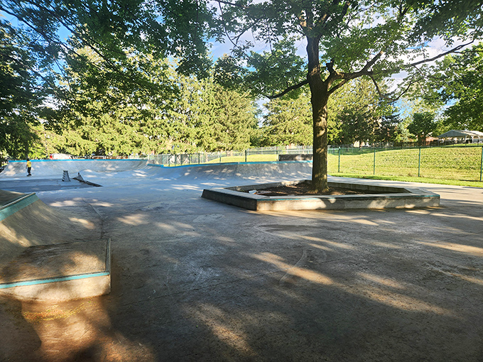 The skate park proves Lititz hasn't forgotten about fun, even if your skateboarding days are long behind you.