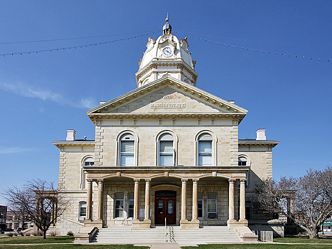 This limestone masterpiece isn't just Madison County's courthouse&mdash;it's a testament to an era when public buildings were designed to inspire, not just house bureaucracy.