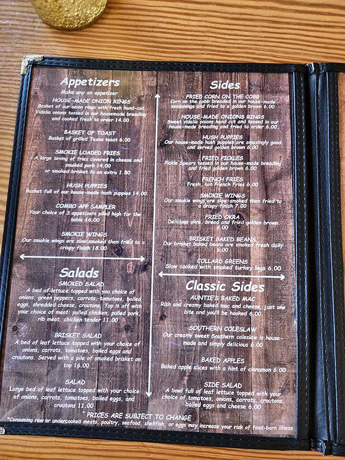 The menu reads like a love letter to Southern cooking&mdash;each description promising a flavor journey worth every calorie.