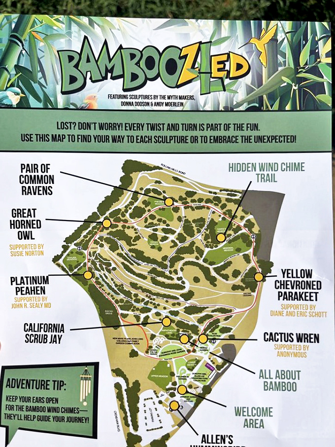 Getting lost has never been more delightful. This "BAMBOOZLED" map turns navigation into an adventure where wrong turns lead to wonderful discoveries.