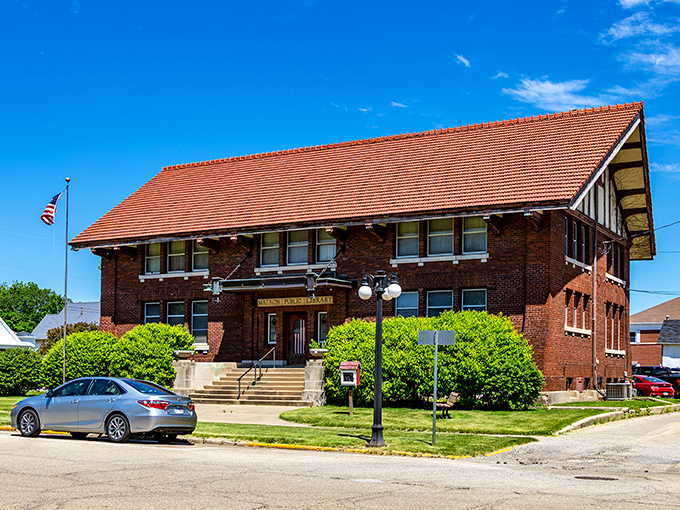This isn't just any library&mdash;Matson Public Library's distinctive architecture makes borrowing books feel like an adventure in a building that could double as a movie set.