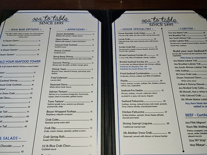 A menu that reads like love poetry to the ocean. Youell's "sea to table" philosophy shines through their extensive offerings of raw bar delights and seafood specialties.