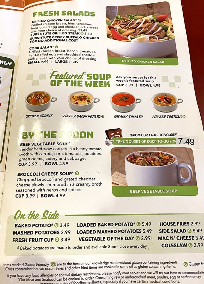 The menu at King's reads like a love letter to American comfort food, with soups made fresh daily and sides that remind you why the classics never go out of style.