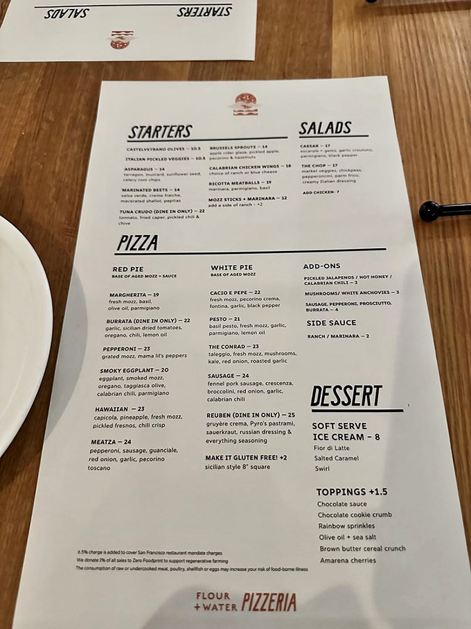 This menu reads like a greatest hits album where every track is actually good, not just the singles.