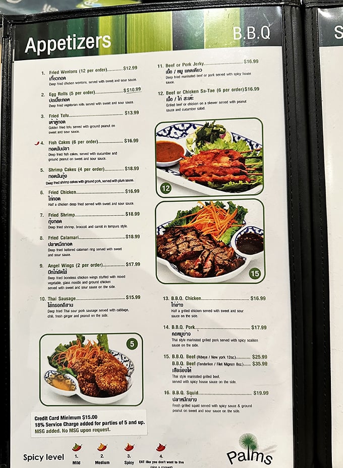 The menu board tells a delicious story in three acts: seafood, barbecue, and burgers. A Texas trinity if there ever was one.