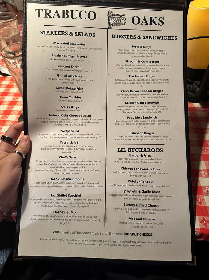 A menu that doesn't need fancy fonts or pretentious descriptions &ndash; just honest food that speaks for itself.