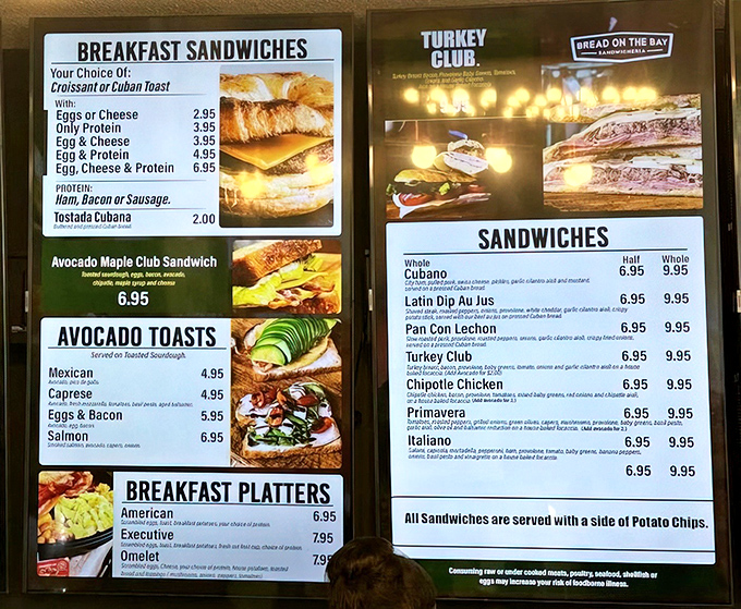 Menu heaven for sandwich enthusiasts &ndash; from breakfast croissants to the legendary Turkey Club that justifies the drive from anywhere in Tampa.