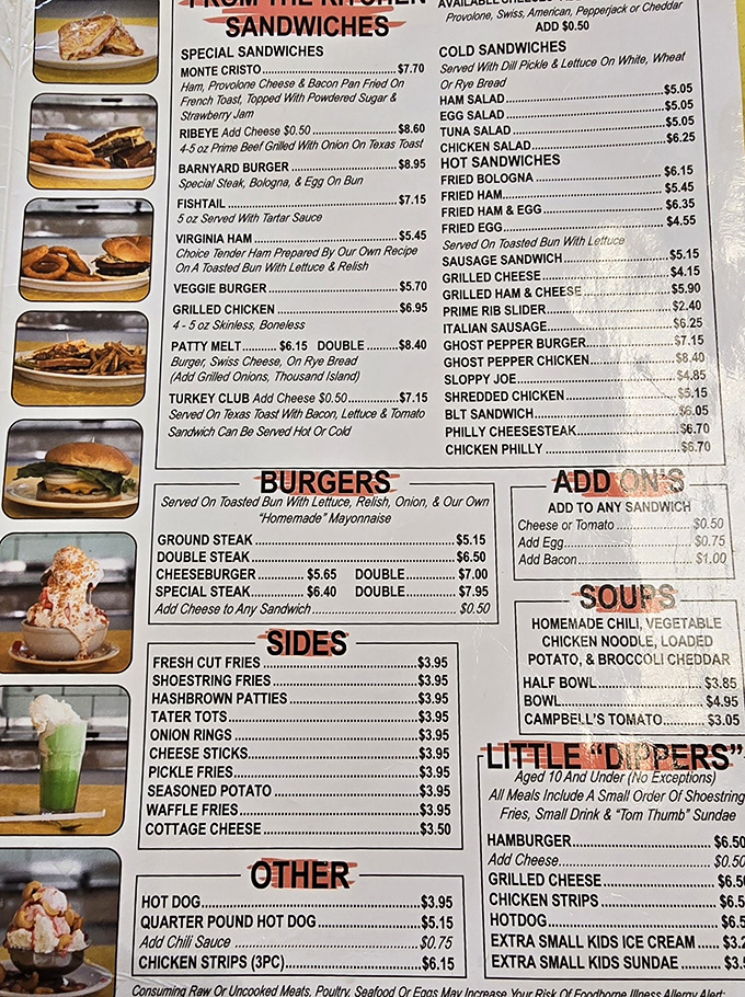 A menu that doesn't need fancy fonts or flowery descriptions&mdash;just honest food that's kept locals and travelers coming back for generations.