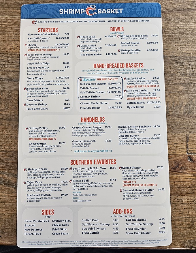 This menu reads like a greatest hits album of Gulf seafood, and every track is a certified banger.