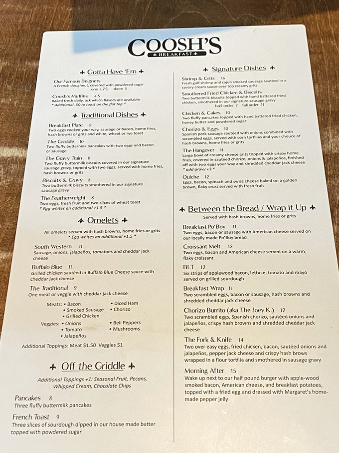 This menu reads like a love letter from Louisiana, offering everything your taste buds didn't know they needed.