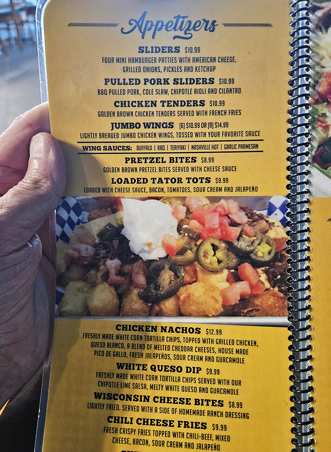 This menu isn't just reading material &ndash; it's a roadmap to happiness with appetizers that could easily become your entire meal.