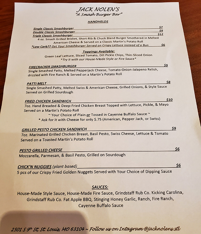 The menu reads like burger poetry&mdash;short, impactful, and guaranteed to make your stomach applaud. Martin's potato rolls are the unsung heroes here.