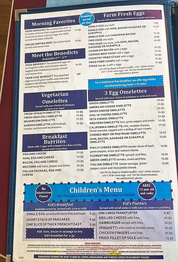 The menu reads like a love letter to breakfast lovers &ndash; "Meet the Benedicts" might be the best dating profile ever written.