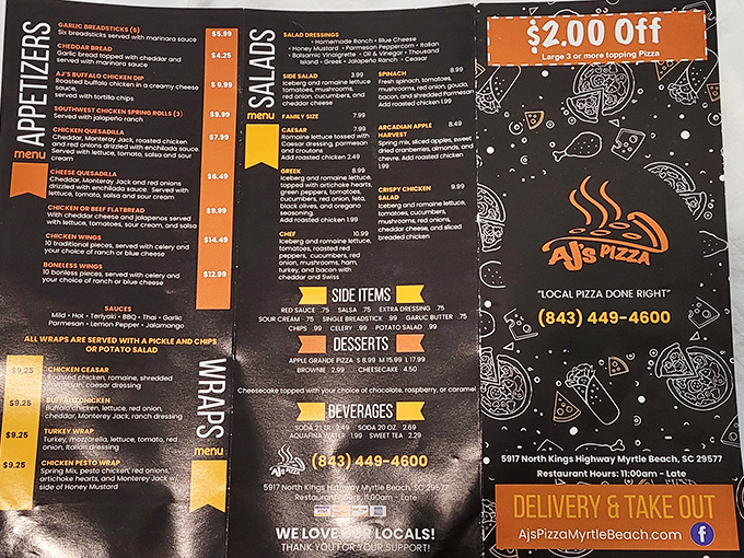 A menu that doesn't need fancy fonts or pretentious descriptions &ndash; just honest offerings that promise satisfaction without requiring a translator.