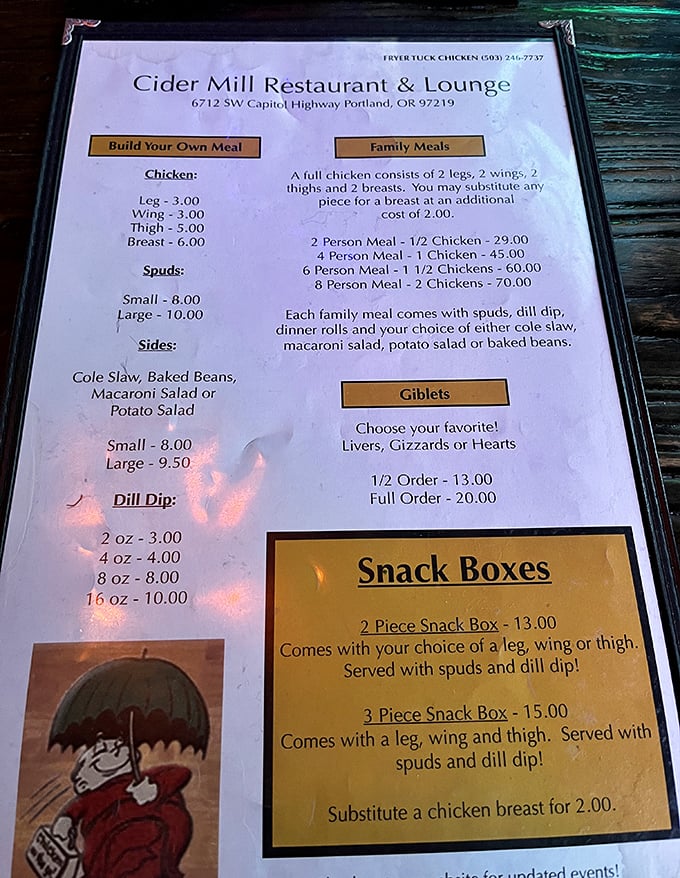 The menu tells the whole story &ndash; build your own chicken feast or go all-in with family meals that could feed a little league team.