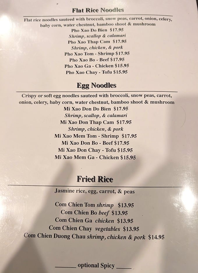 A menu that reads like a love letter to Vietnamese cuisine. Each dish promises a journey worth taking.