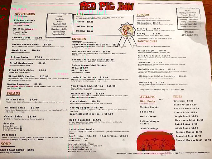 When the menu features something called an O-Ring Basket, you know you're in for a memorable experience.