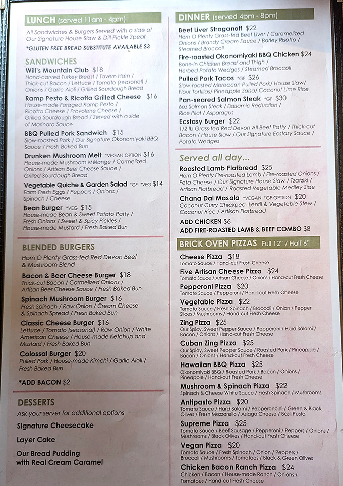 This isn't just a menu&mdash;it's a love letter to local agriculture. The Drunken Mushroom Melt alone is worth the drive from Philadelphia.