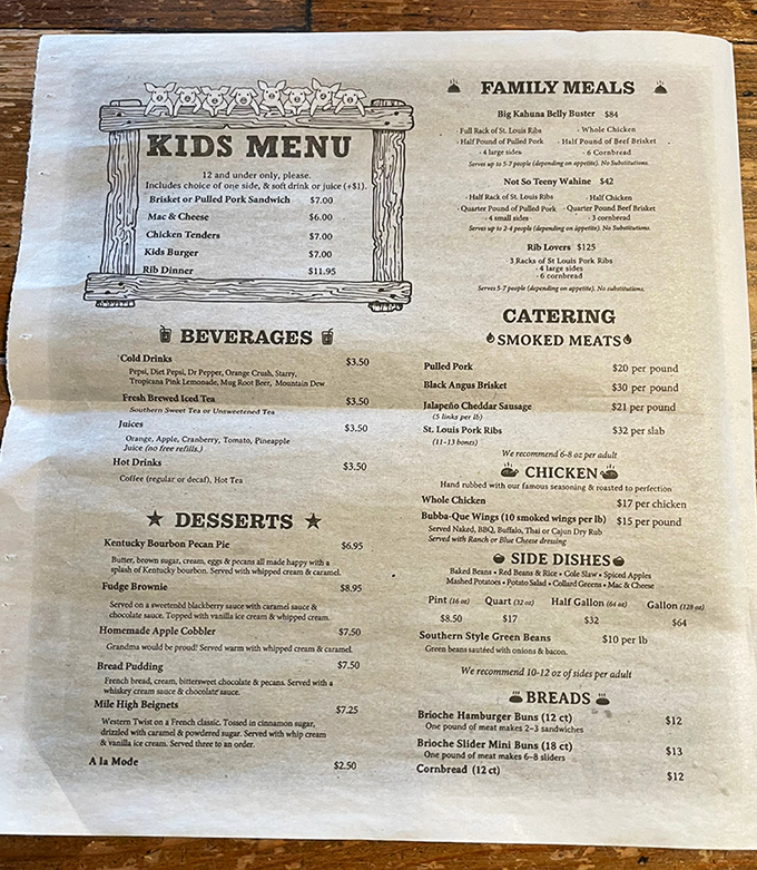 The menu reads like a love letter to comfort food, with family meals that could bring peace to even the most chaotic dinner table.