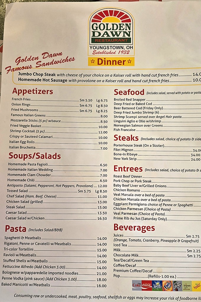 The menu reads like a love letter to Italian-American classics&mdash;no fusion confusion, just straightforward dishes that have stood the test of time.