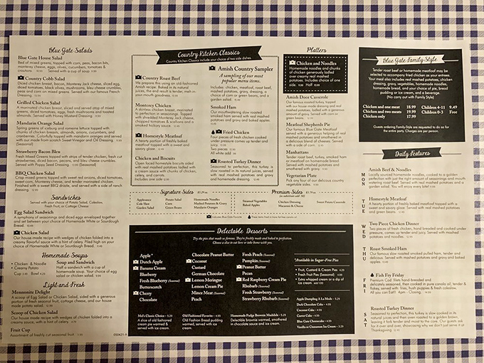 This menu isn't just a list of options &ndash; it's a roadmap to happiness with more comfort food choices than there are streaming services.