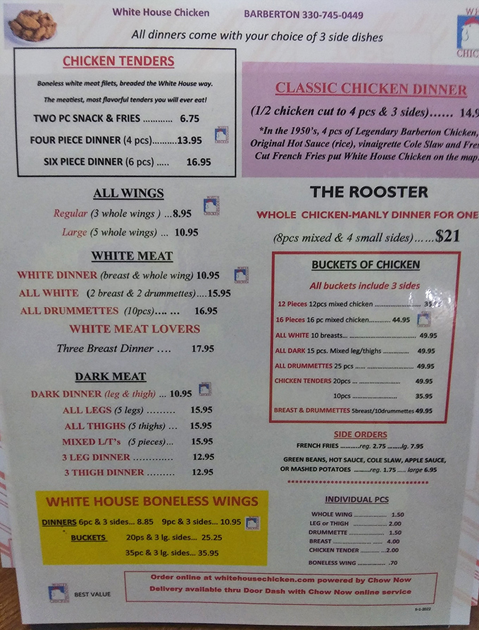 The menu reads like poetry to chicken lovers &ndash; a straightforward declaration that here, the bird is king and simplicity reigns supreme.