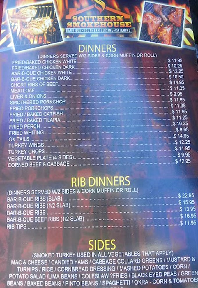 This menu isn't just a list of dishes; it's a roadmap to happiness where every road leads to satisfaction and possibly a post-meal nap.