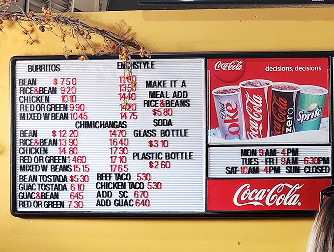 A menu board that reads like a love letter to simplicity. No fusion confusion here, just the classics that have kept Phoenix coming back for generations.