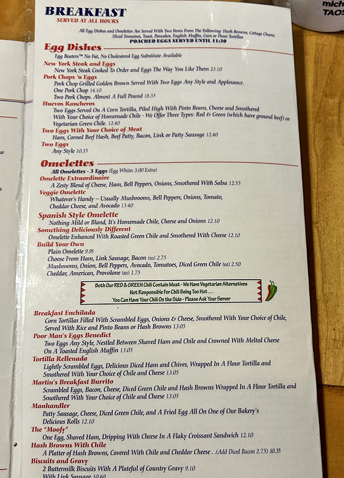 The breakfast menu reads like a love letter to morning indulgence. Decision paralysis has never been so delicious.