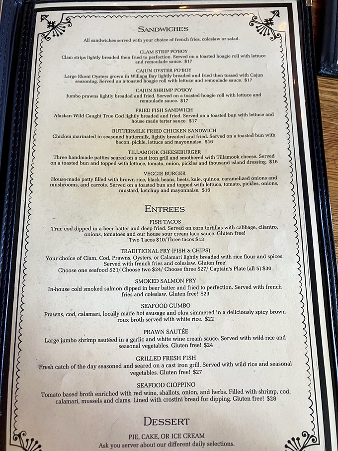 When menus become treasure maps, you know you've discovered something special worth exploring thoroughly.