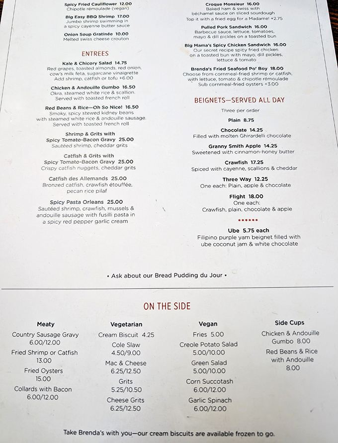 This menu isn't just a list of dishes&mdash;it's a love letter to New Orleans with a California postmark.