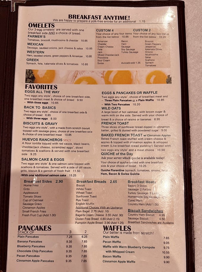 This menu isn't just food options&mdash;it's a roadmap to happiness with clever cosmic names that make ordering feel like an interplanetary adventure.