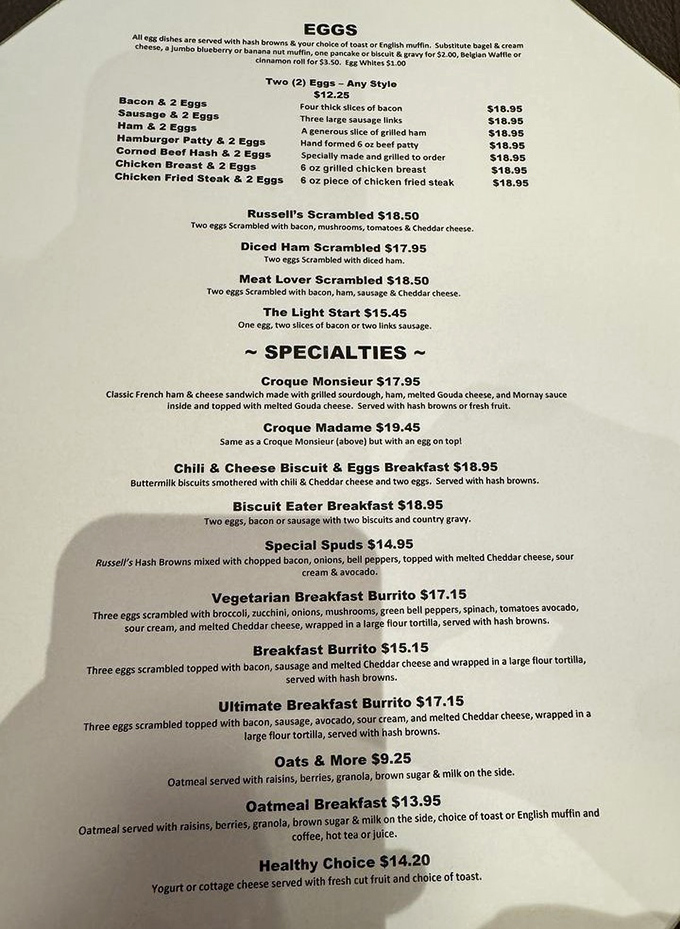 The menu reads like a love letter to breakfast classics. Each item promises comfort without pretension&mdash;the culinary equivalent of a warm hug.