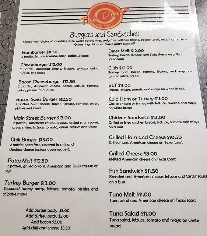 The menu reads like a love letter to American classics &ndash; two-patty burgers and melts that don't need fancy names to make your mouth water.