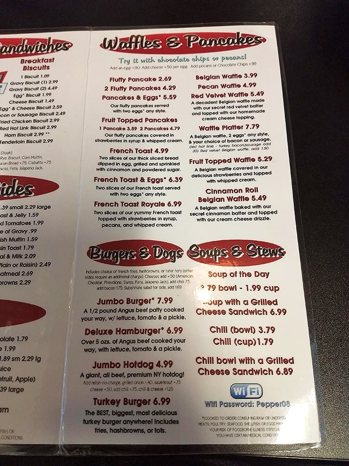 A menu that doesn't need fancy fonts or pretentious descriptions&mdash;just honest food that makes decision-making the hardest part of your meal.